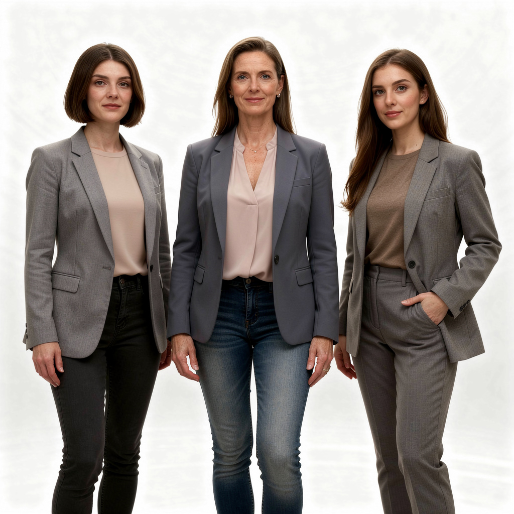 FLUX prompt: epic realistic, three women in a bright whit...