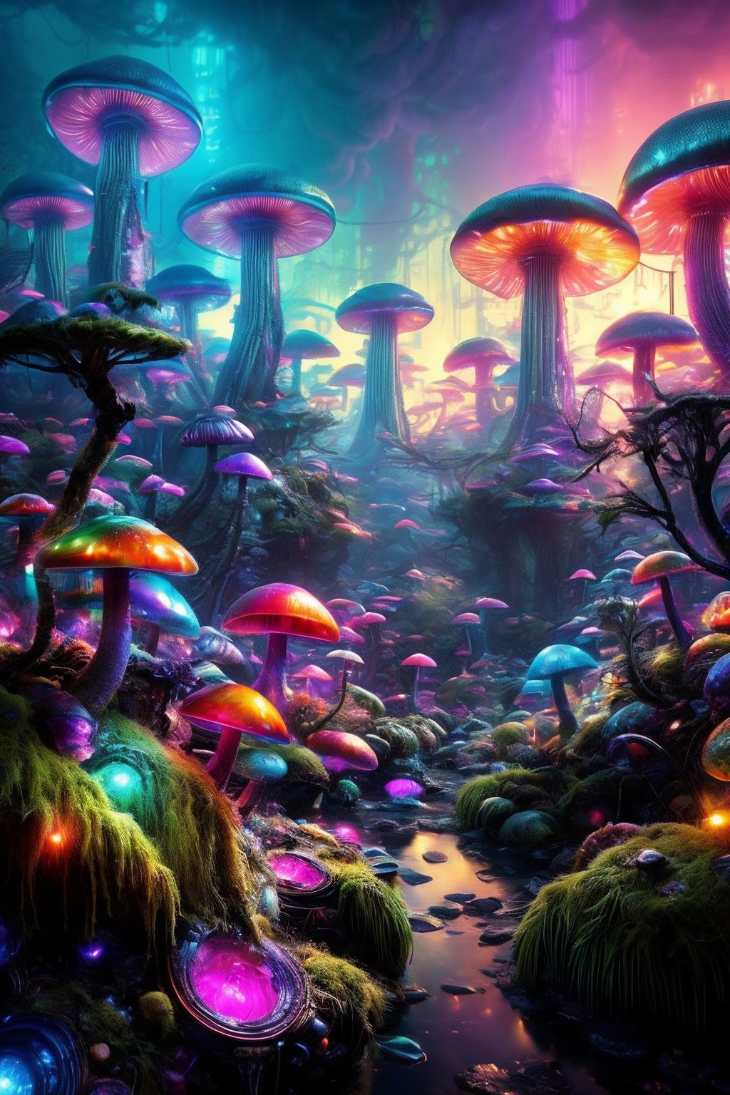 Stable Diffusion prompt: swpunk, synthwave, paint splatte...