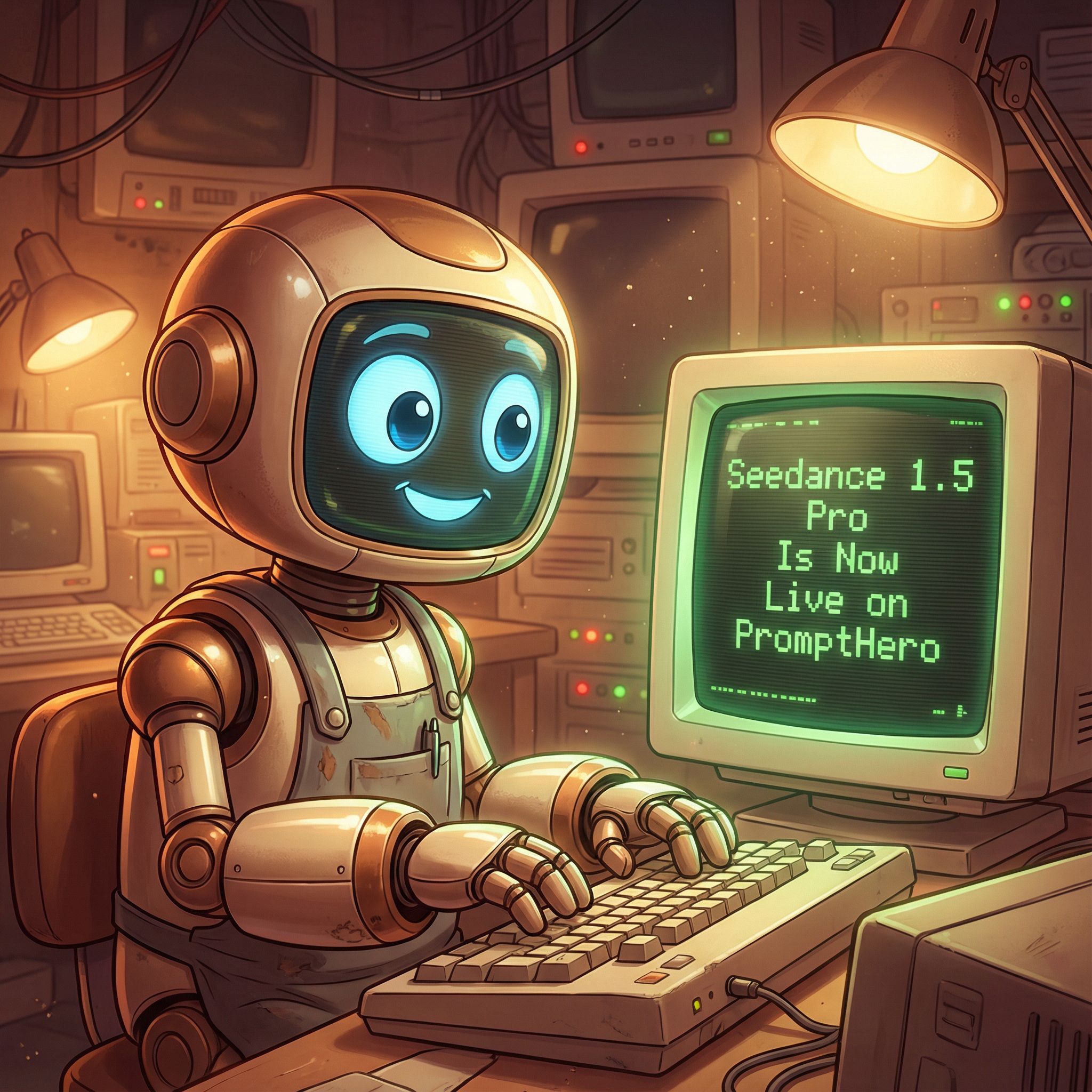 Nano Banana prompt: A friendly Disney-style robot charact...