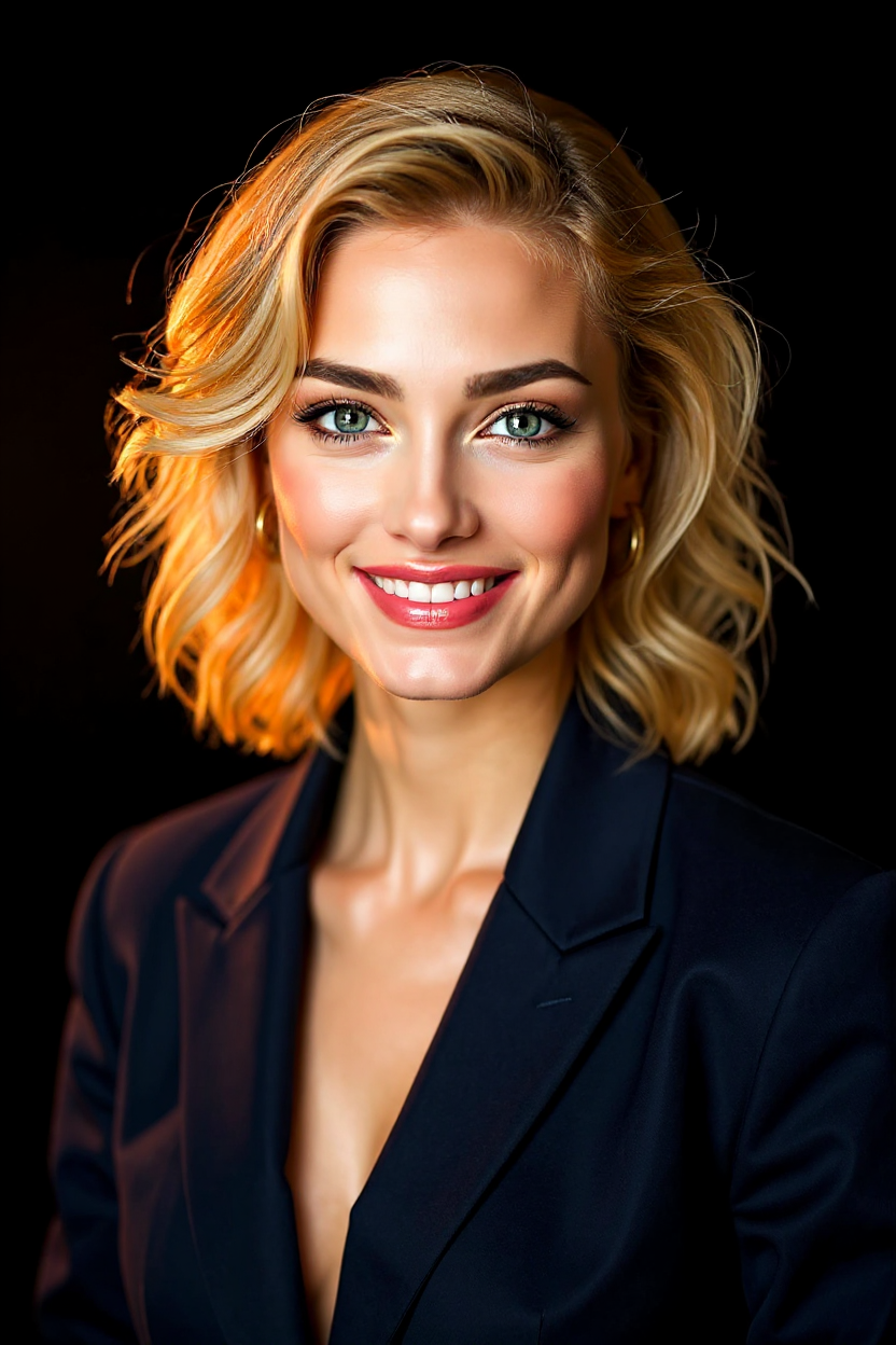 FLUX prompt: "High-resolution portrait photography, Sony ...