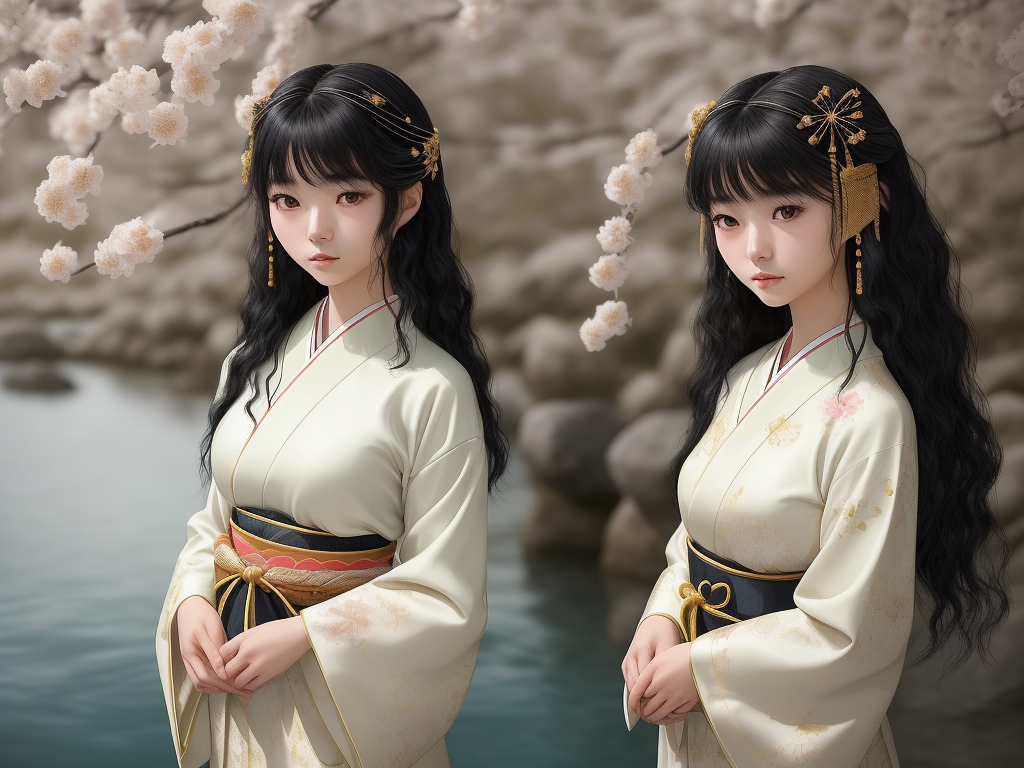 DreamShaper prompt: A young Japanese woman radiates a sin...
