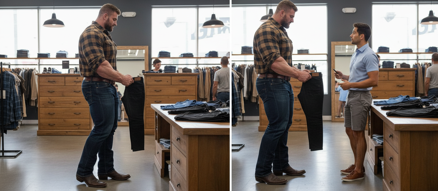 Nano Banana prompt: The bodybuilder is 6'4" tall, he has ...