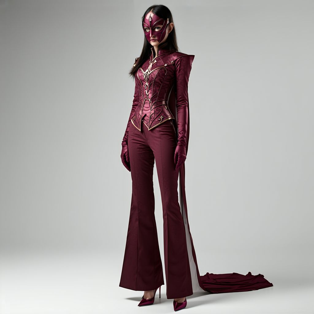 Stable Diffusion prompt: Full shot of a female figure, li...