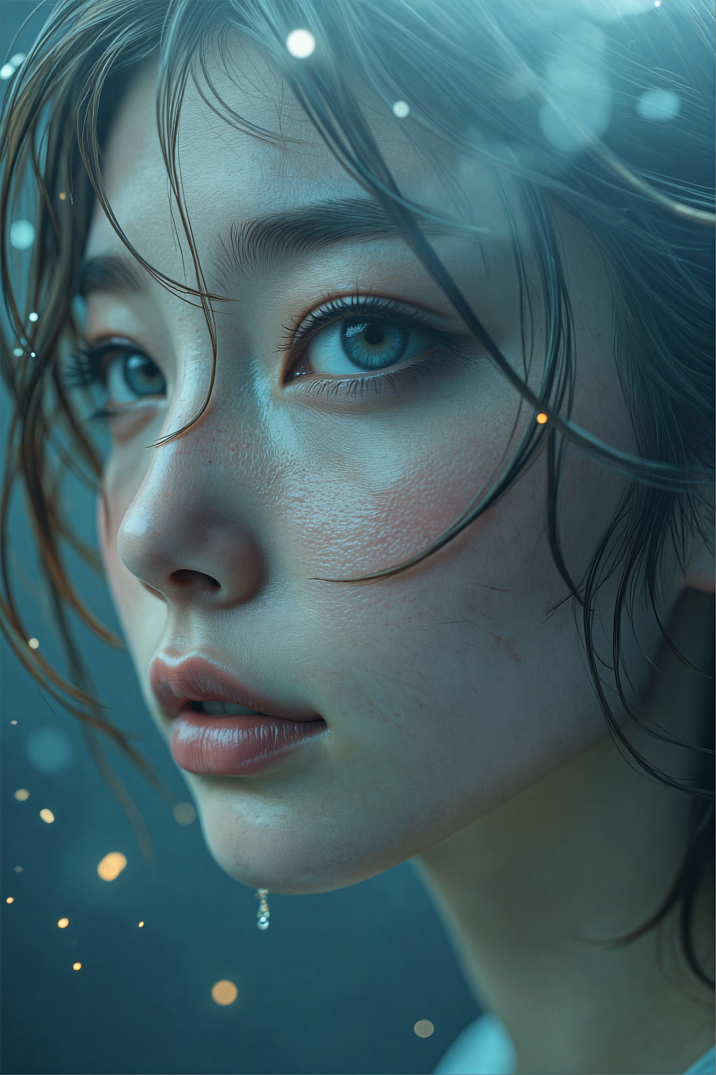 Z Image prompt: A hyper-realistic cinematic close-up port...
