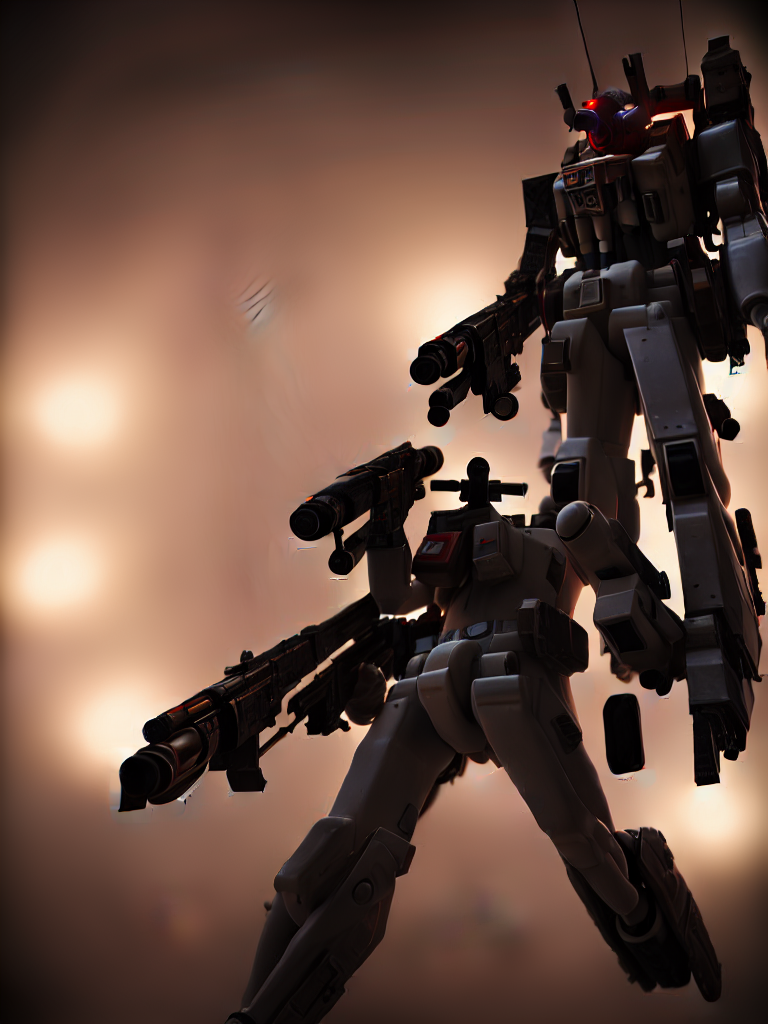 Stable Diffusion prompt: Freedom fighter gunboyRX-78 Nigh...