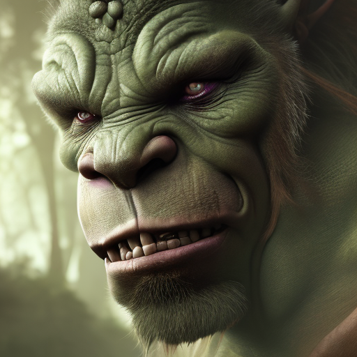 Openjourney prompt: photo of an ultra realistic male orc ...