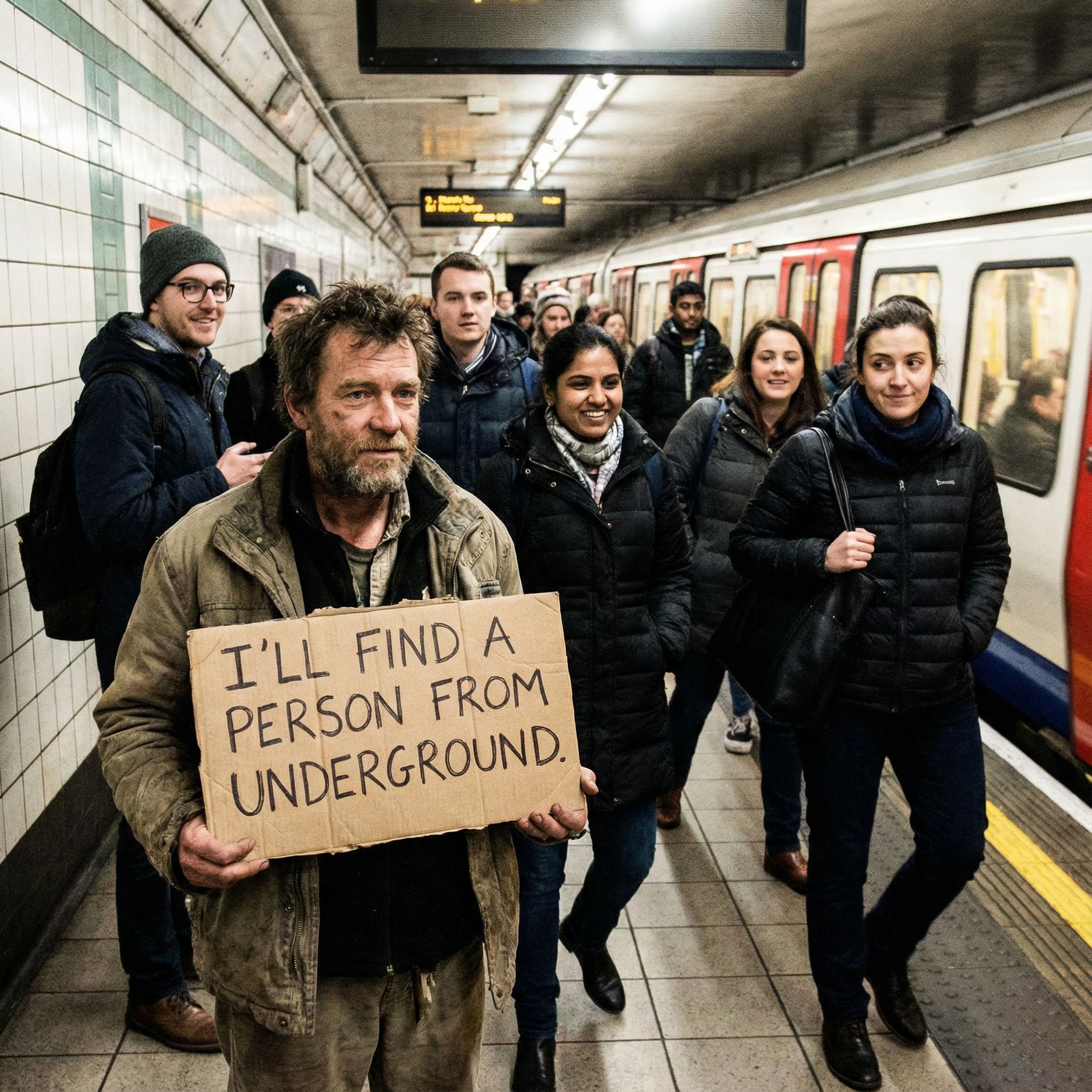 Nano Banana prompt: Draw a realistic picture of people. W...