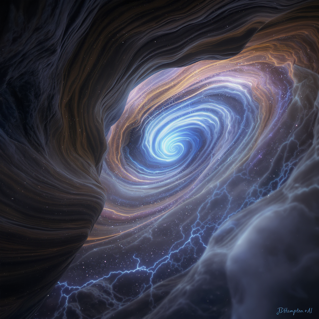 FLUX prompt: "Aether" as the fifth element, the breath of...
