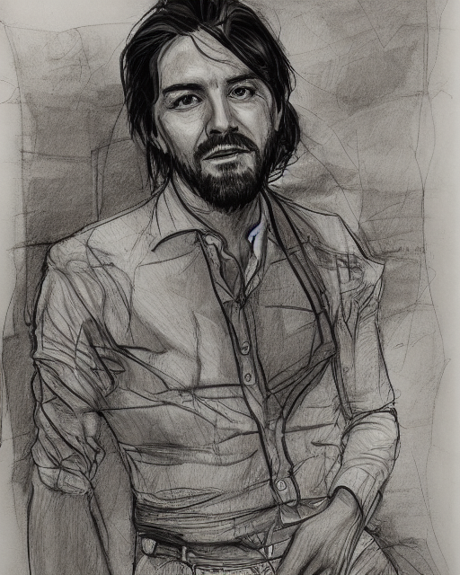 Stable Diffusion prompt: portrait of a mix of Diego Luna ...