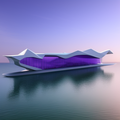 Stable Diffusion prompt: 3D render of a floating futurist...