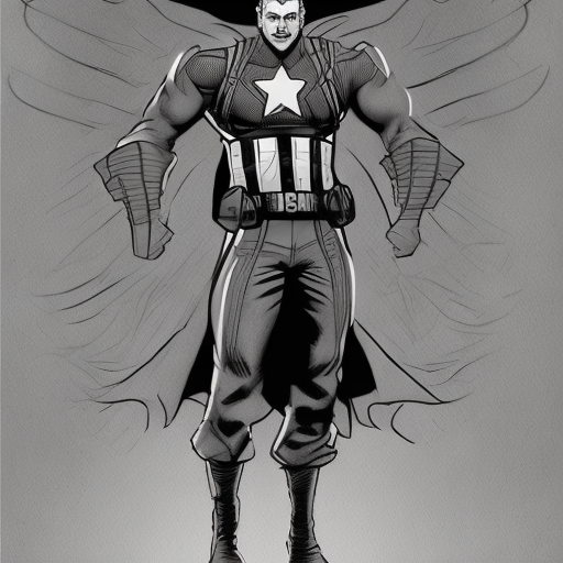 Openjourney prompt: Superhero with a new Captain America ...