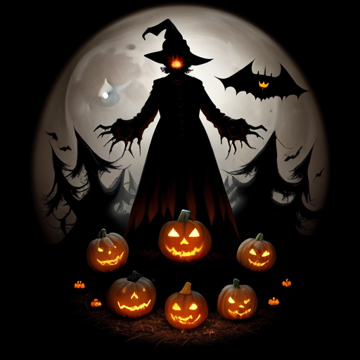 DreamShaper prompt: Iconic horror characters for Hallowee...