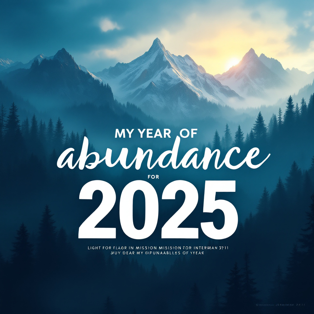 FLUX prompt: Generate a church banner for 2025 on Jeremia...