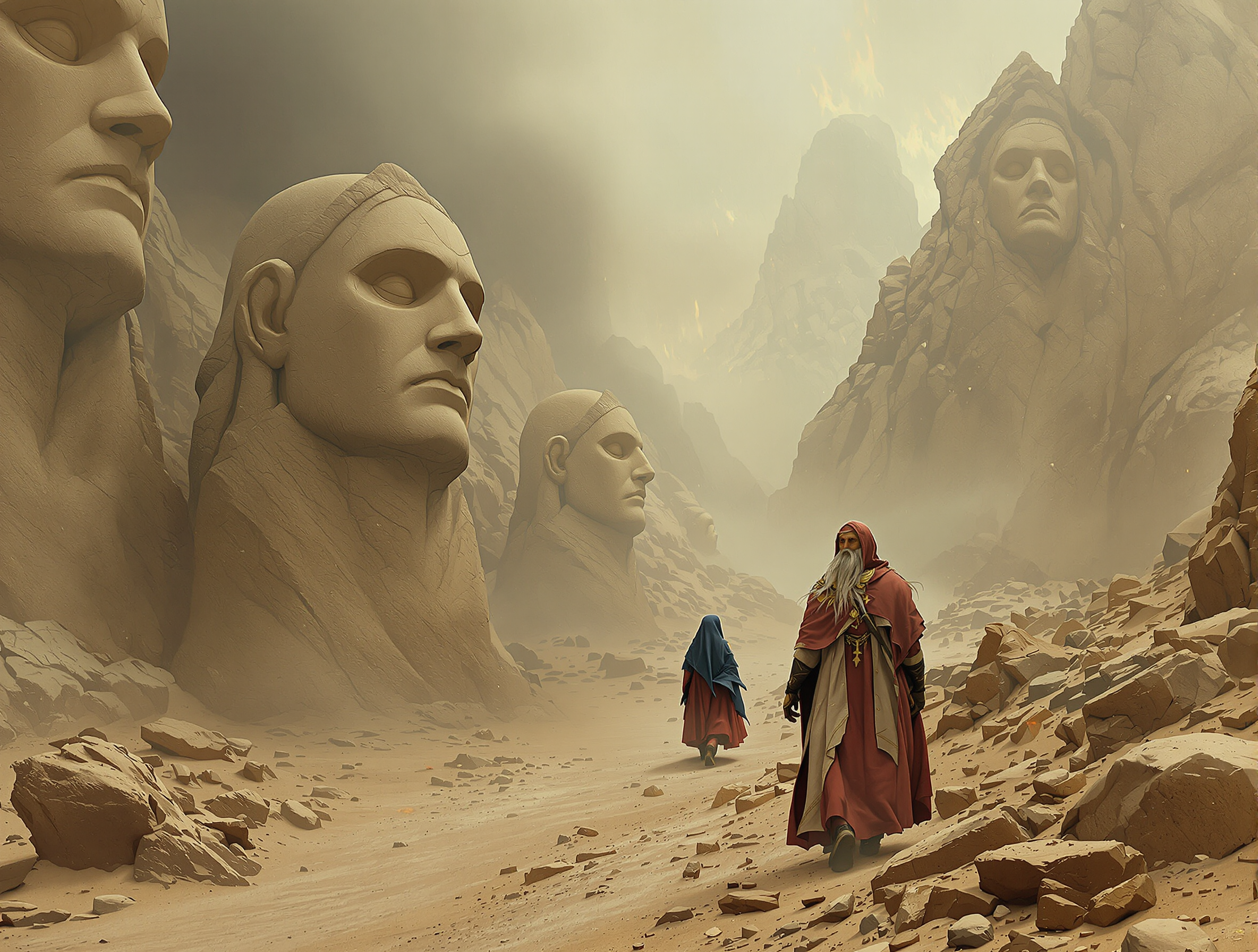 FLUX prompt: Sci-fi, an (ancient looking man:1.3), who lo...
