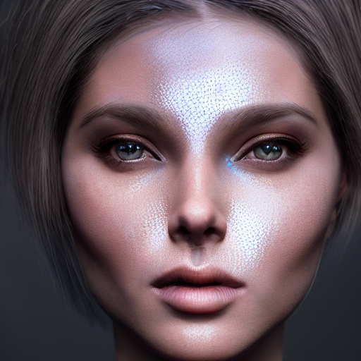 Stable Diffusion prompt: Artificial intelligence female f...
