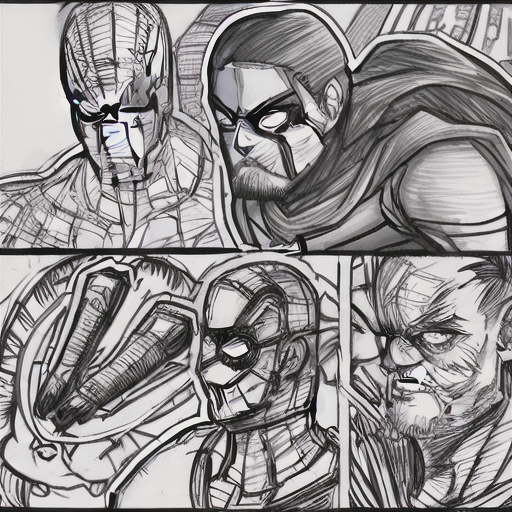 Anything prompt: Superhero with a combination of Spiderma...