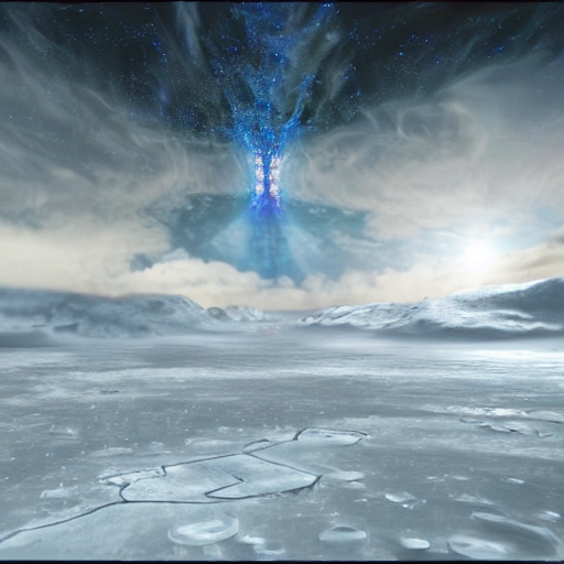 Stable Diffusion prompt: , ice wall, angel army, flying o...