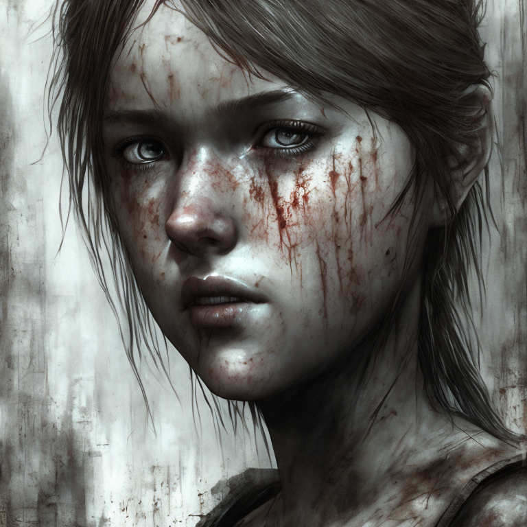 Openjourney prompt: half body detailed portrait of The L...