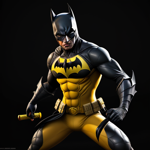 DreamShaper prompt: chameleon dressed as batman character...
