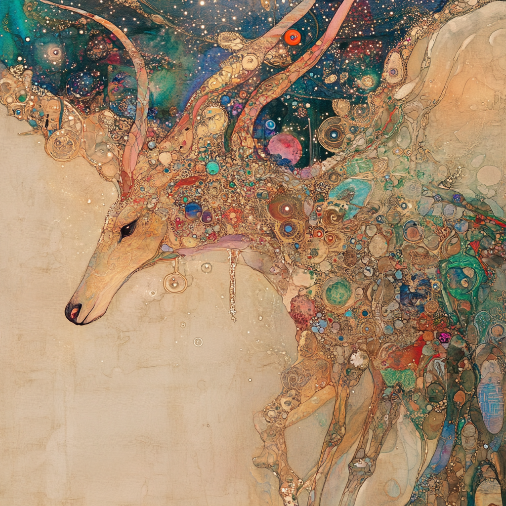 Midjourney prompt: ((((style of Jerry Pinkney)))), lumino...