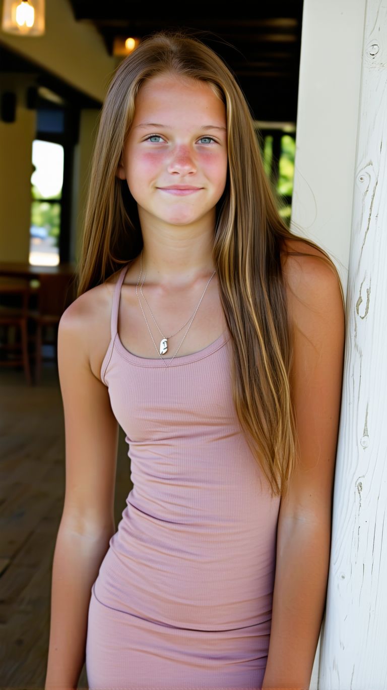 Stable Diffusion prompt: Tween Fitspiration-Modell), schl...