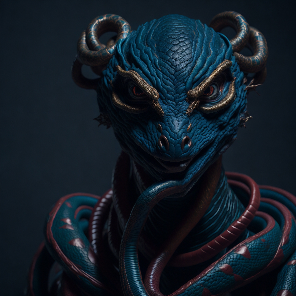 Stable Diffusion prompt: an anthropomorphic female snake ...