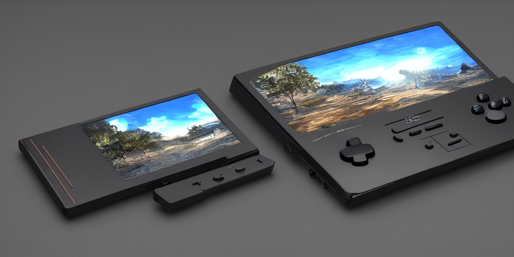 Stable Diffusion prompt: Portable Gaming Console, 7-Inch...