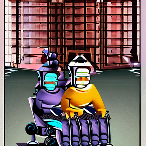 Stable Diffusion prompt: Realistic image,a fat couple sit...