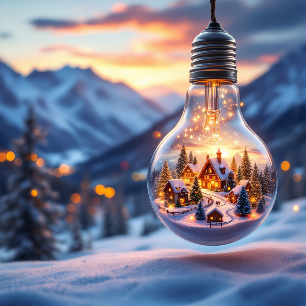 FLUX prompt: Create a captivating image of a clear light ...