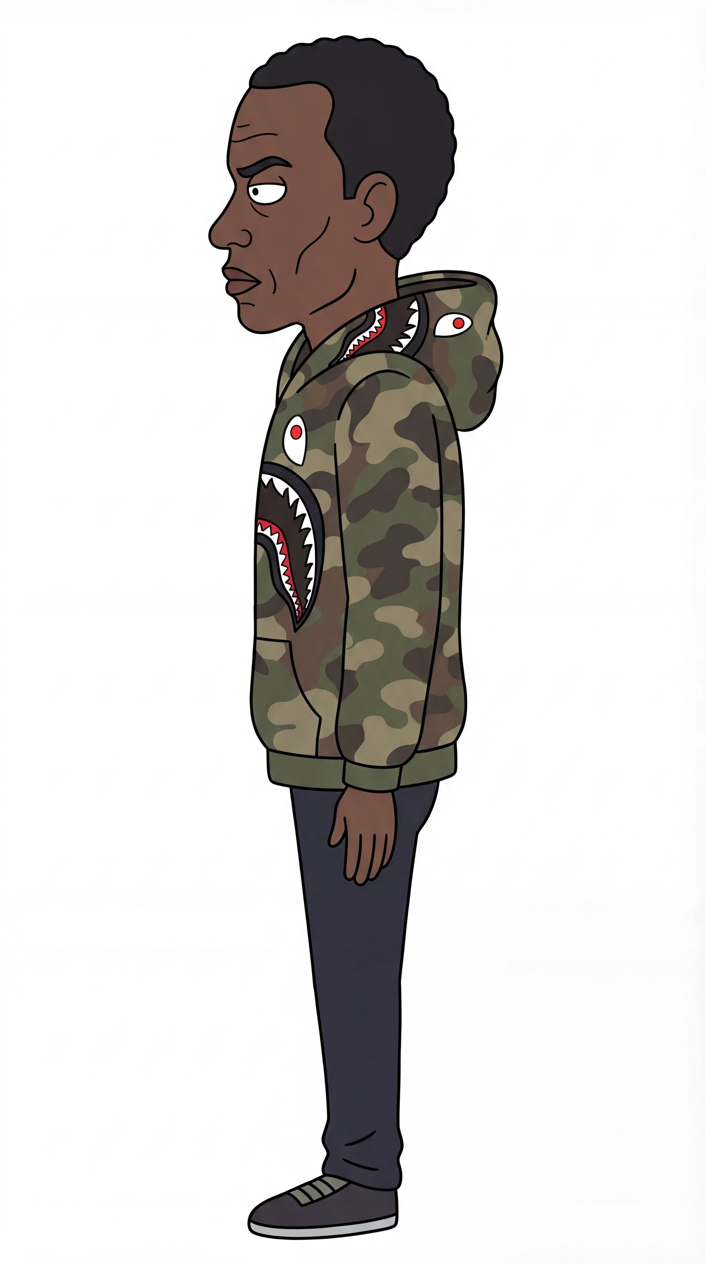 Nano Banana prompt: Create character in 90-degree side pr...