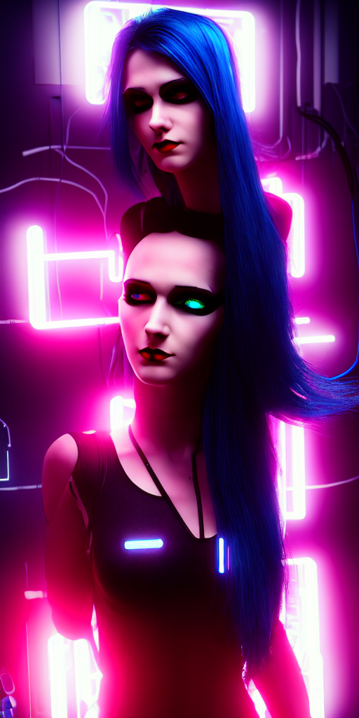 Stable Diffusion prompt: beautiful pale cyberpunk female ...