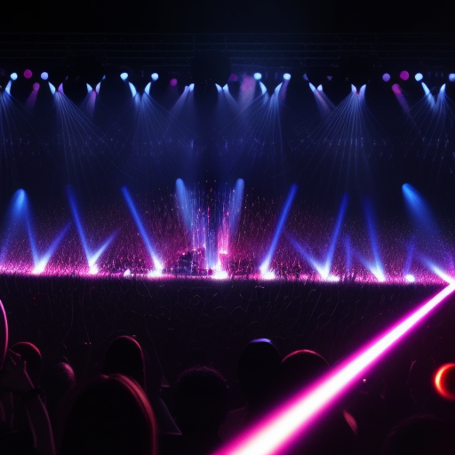 DreamShaper prompt: Keyboard musician on live stage with ...
