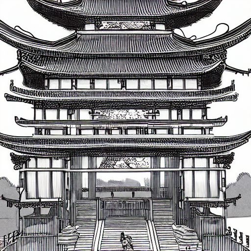 Waifu Diffusion prompt: Fantasy landscapes set in China,