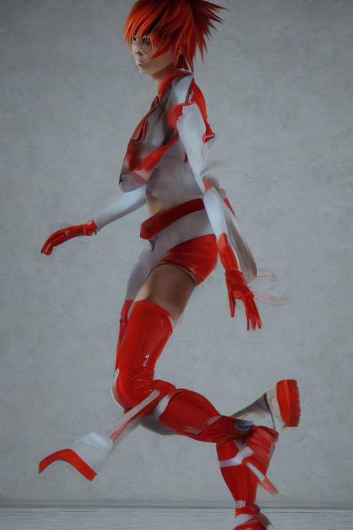 Stable Diffusion prompt: Asuka, dynamic pose, action scen...