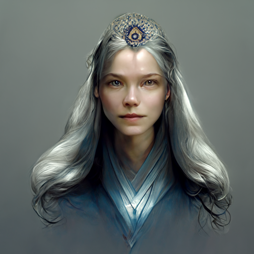 Midjourney prompt: character, portrait, lord of the rings...