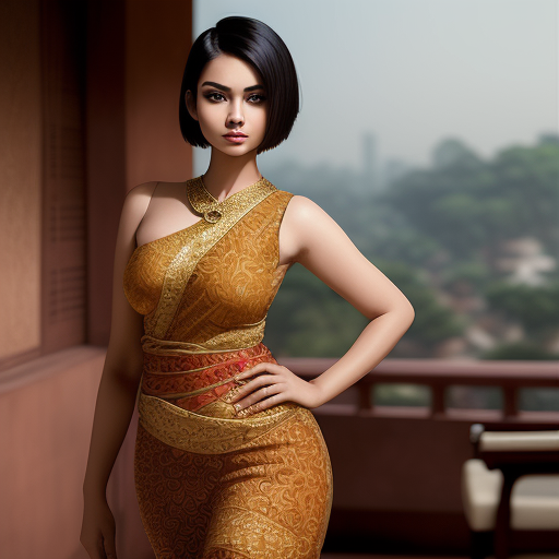 DreamShaper prompt: A portrait of a young beautiful girl,...