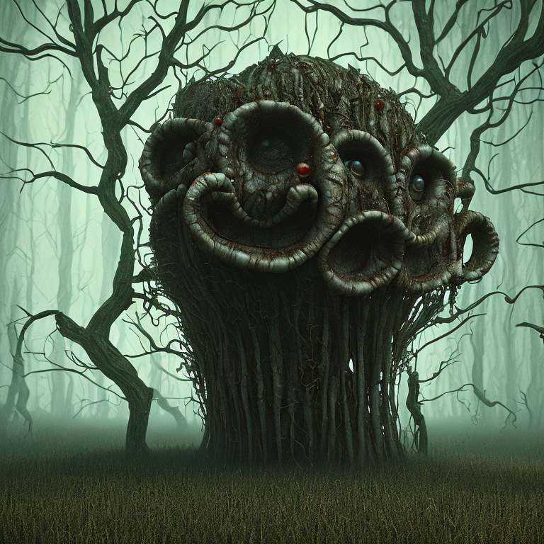 Openjourney prompt: mdjrny-v4 style, horror film by tim b...