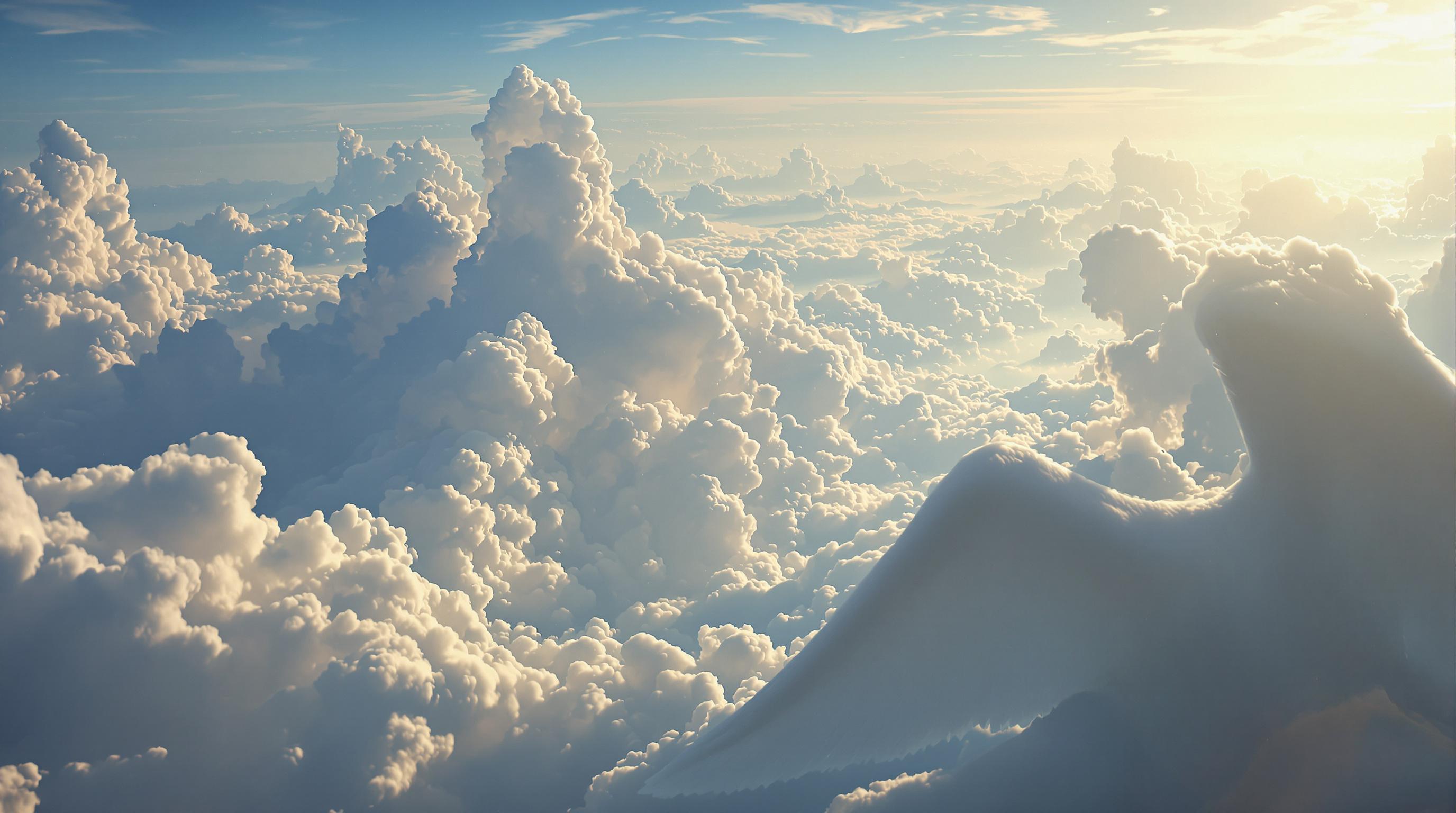 FLUX prompt: Angel, Sky, cloud, 8k ultra realistic, photo...