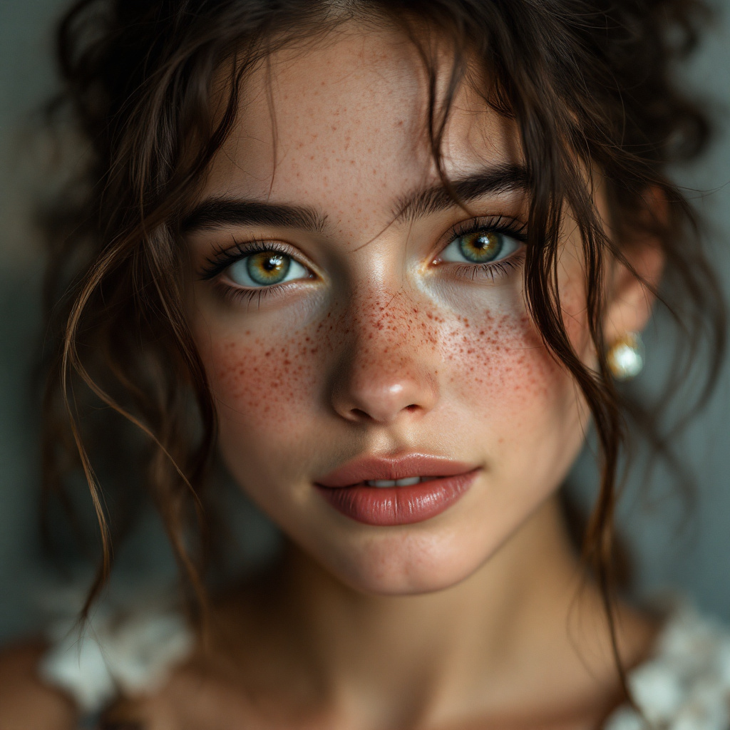 FLUX prompt: ''A stunning beautiful portrait of AI Influe...