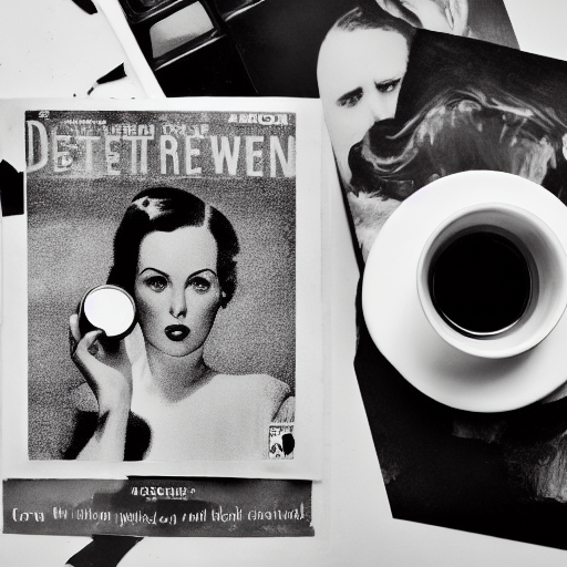 Stable Diffusion prompt: black and white film stock, high...