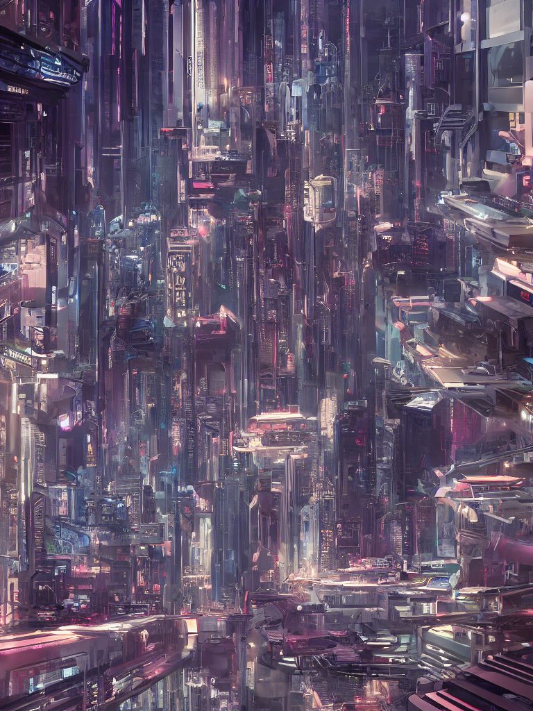 Stable Diffusion prompt: Futuristic New York in the style...