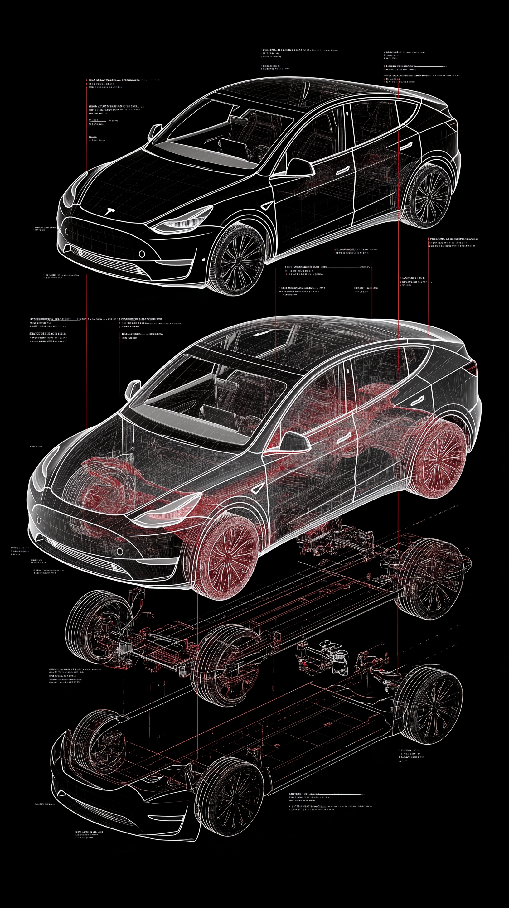 Midjourney Shatter prompt: exploded isometric blueprint o...