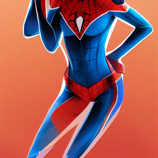 Stable Diffusion prompt: sydney sweeney , suit spider-wom...