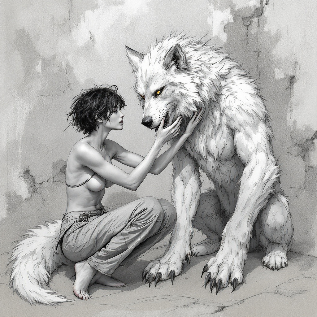 FLUX prompt: Incredible unfinished paranormal fantasy ske...