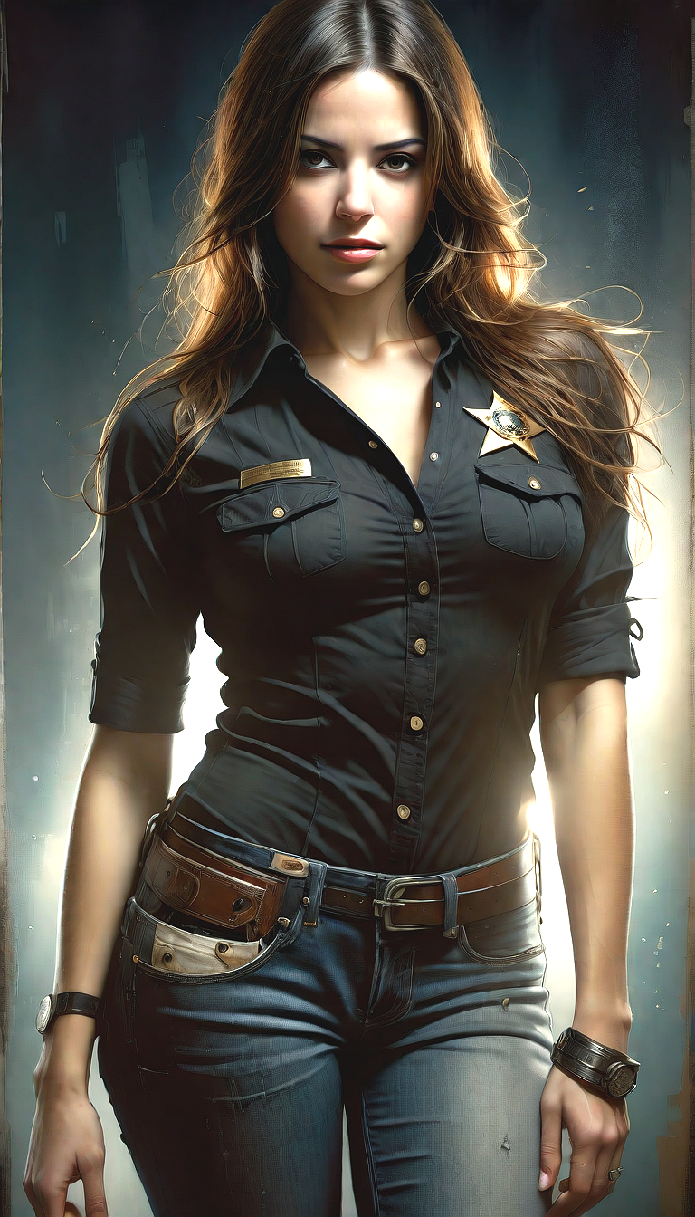 Juggernaut XL prompt: A portrait of a young lady, (freckl...