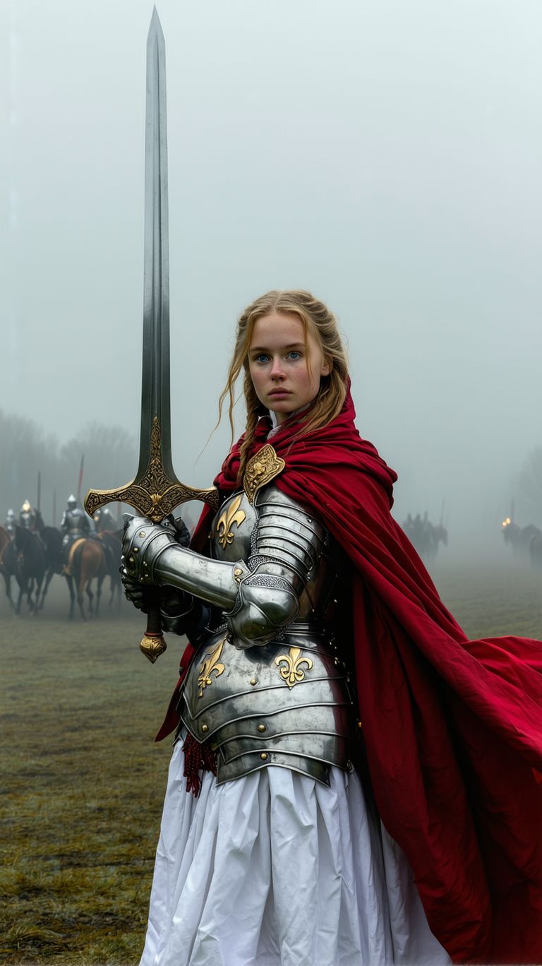 Stable Diffusion prompt: A young French woman in her earl...