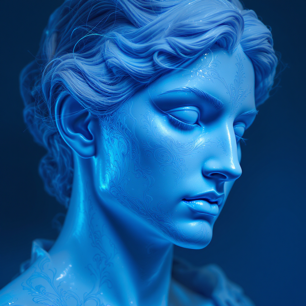 FLUX prompt: Hyper-realistic vivid digital art. Close up...
