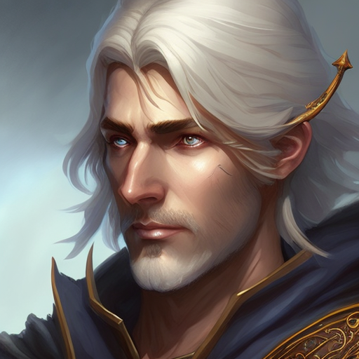 Openjourney prompt: dnd character portrait of a noble mal...