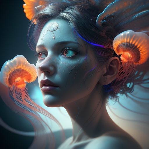 DreamShaper prompt: Goddess close-up portrait ribcagel. j...