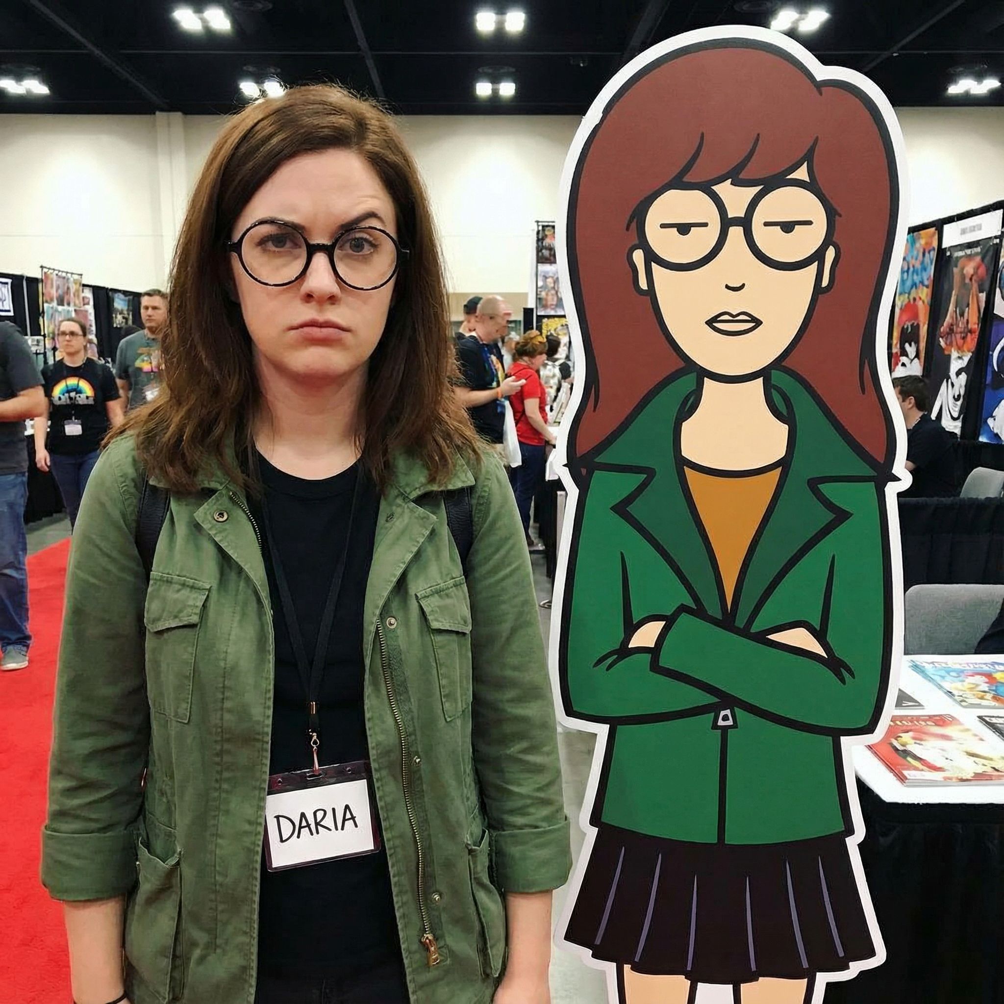 Nano Banana prompt: Daria Morgendorffer the main characte...